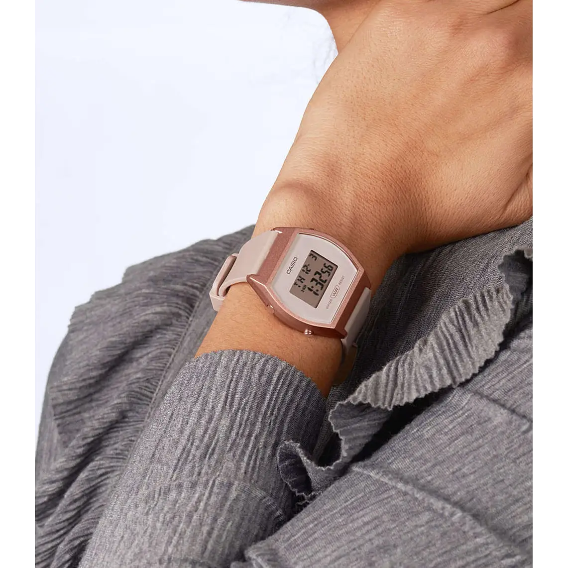 Casio Women's Sports Digital Rose Gold Tone/Pink Resin Watch LW204-4A ...